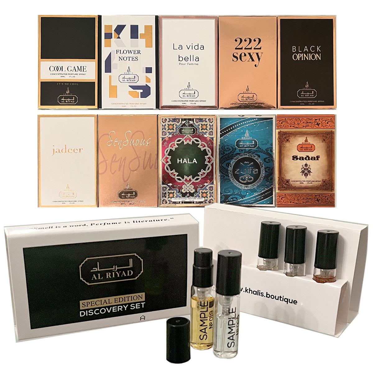 Perfume Samples and Fragrance Discovery Sets - Maison dOrient